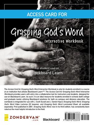 楽天ブックス: Access Card for Grasping God's Word Interactive Workbook: For ...