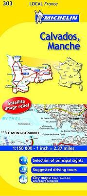 楽天ブックス: Michelin Map France: Calvados, Manche 303 - Michelin ...