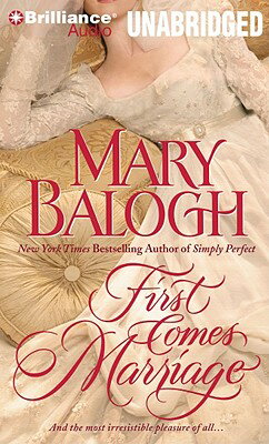 楽天ブックス: First Comes Marriage - Mary Balogh - 9781441873651 : 洋書