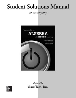 楽天ブックス: Student Solutions Manual for Intermediate Algebra with P.O.W.E ...