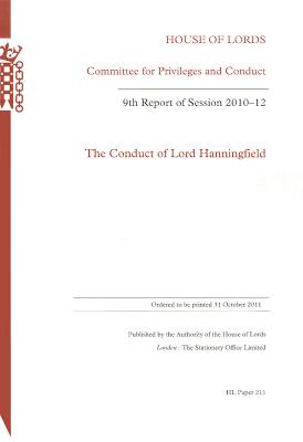楽天ブックス: The Conduct of Lord Hanningfield: 9th Report of Session 2010-11 ...
