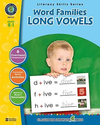 楽天ブックス: Word Families Long Vowels: Grades K-1 [With Transparencies ...