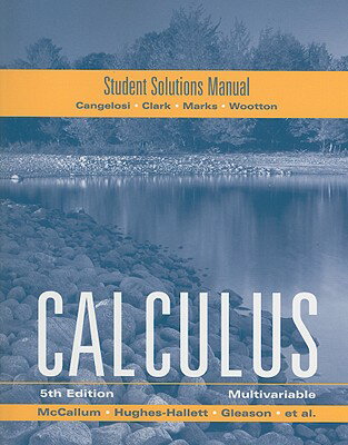 楽天ブックス: Calculus Student Solutions Manual: Multivariable - William G ...