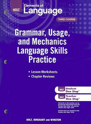 楽天ブックス: Elements of Language: Grammar Usage and Mechanics Language ...