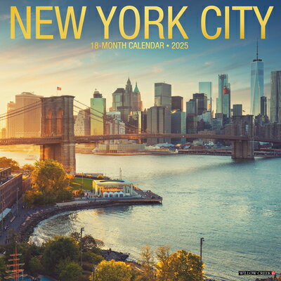 楽天ブックス: New York City 2025 12 X 12 Wall Calendar - Willow Creek Press ...