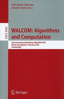 楽天ブックス: WALCOM: Algorithms and Computation - MD Saidur Rahman - 9783642114397 : 洋書