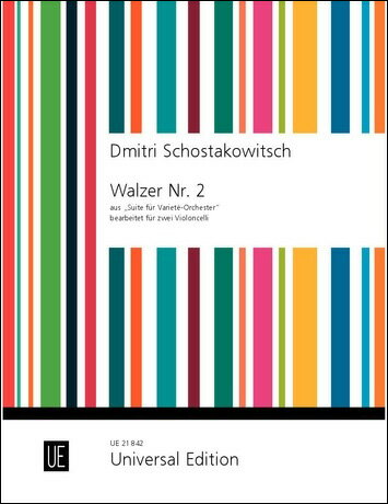 楽天ブックス: 【輸入楽譜】ショスタコーヴィチ, Dmitry Dmitrievich: 「ジャズ組曲」より ワルツ 第2番/2本のチェロ用 ...