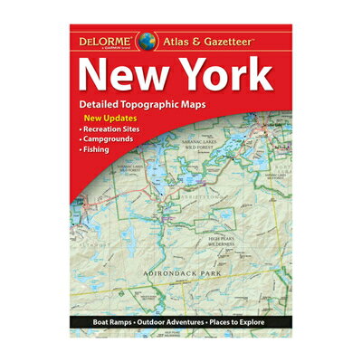 楽天ブックス: Delorme Atlas & Gazetteer: New York - Rand McNally ...
