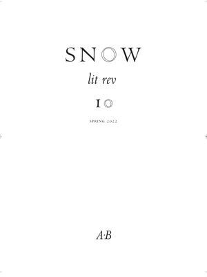 楽天ブックス: Snow Lit REV 10 - Anthony Barnett - 9780907954637 : 洋書