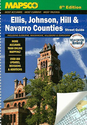楽天ブックス: Mapsco Ellis, Johnson, Hill & Navarro Counties Street Guide ...