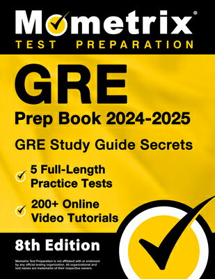 楽天ブックス: GRE Prep Book 2024-2025 - GRE Study Guide Secrets, 5 Full ...
