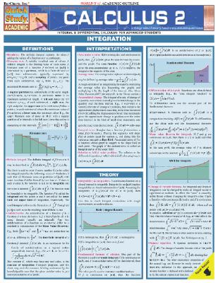 楽天ブックス: Calculus 2 Laminate Reference Chart: Integral & Differential ...