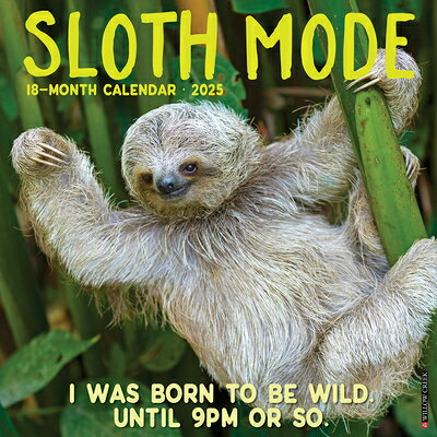 楽天ブックス: Sloth Mode 2025 12 X 12 Wall Calendar - Willow Creek Press ...