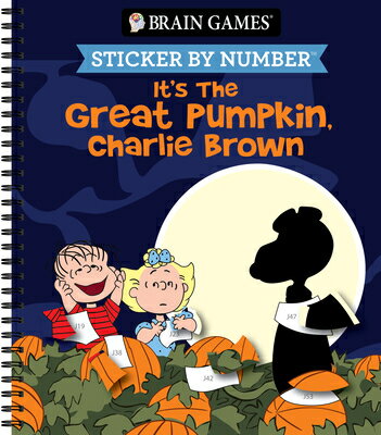 楽天ブックス: Brain Games - Sticker by Number: It's the Great Pumpkin ...