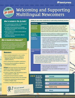 楽天ブックス: TESOL Zip Guide: Welcoming and Supporting Multilingual ...