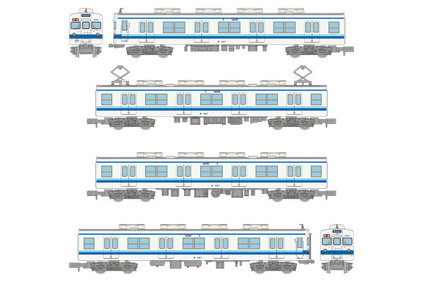 楽天ブックス: 鉄道コレクション 東武鉄道8000型初期修繕車8127編成4両セット 【335313】 (鉄道模型 コレクション) - 玩具 ...