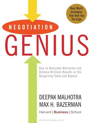 楽天ブックス: Negotiation Genius: How to Overcome Obstacles and Achieve Brilliant Results at the ...