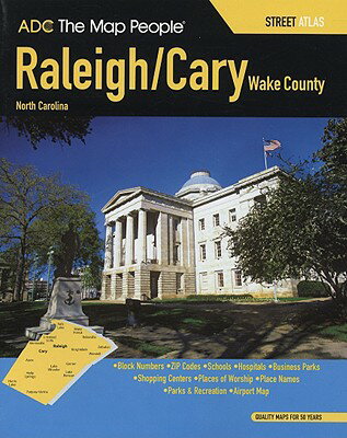 楽天ブックス: Raleigh/Cary, Wake County North Carolina Street Atlas - ADC the ...