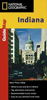 楽天ブックス: National Geographic Indiana Guide Map - National Geographic ...