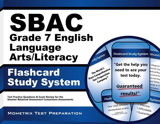 楽天ブックス: Sbac Grade 7 English Language Arts/Literacy Flashcard Study ...