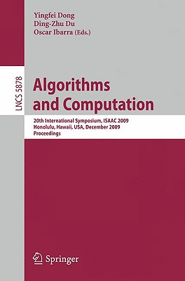 楽天ブックス: Algorithms and Computation: 20th International Symposium, Isaac ...