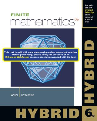 楽天ブックス: Finite Mathematics, Hybrid (with Enhanced Webassign with eBook Loe Printed Access Card ...