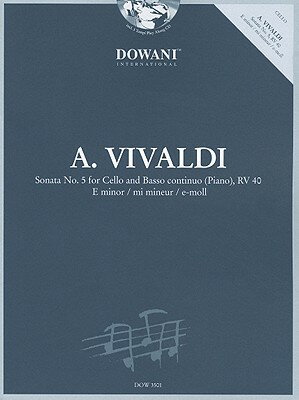 楽天ブックス: Vivaldi: Sonata No. 5 for Cello and Basso Continuo (Piano) in E Minor, RV 40 [With CD ...