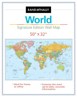 楽天ブックス: Rand McNally Signature Edition World Wall Map: Folded - Rand ...