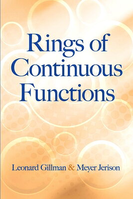 楽天ブックス: Rings of Continuous Functions - Leonard Gillman - 9780486816883 ...