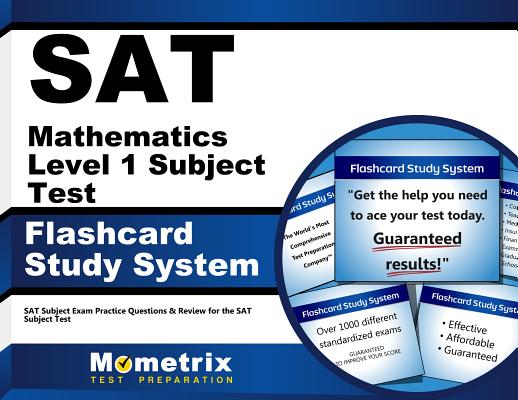 楽天ブックス: SAT Mathematics Level 1 Subject Test Flashcard Study System ...