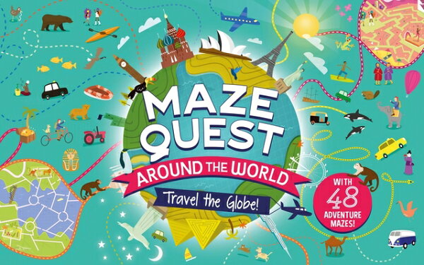 楽天ブックス: Maze Quest: Around the World - Anna Brett - 9781804537695 : 洋書