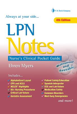 楽天ブックス: LPN Notes: Nurse's Clinical Pocket Guide - Ehren Myers ...