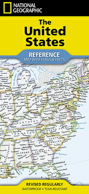 楽天ブックス: National Geographic United States Map (Folded with Flags and ...