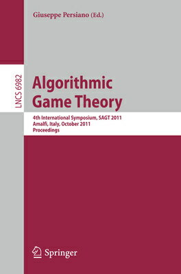 楽天ブックス: Algorithmic Game Theory: 4th International Symposium, SAGT 2011 ...