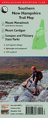 楽天ブックス: AMC Southern New Hampshire Trail Map: Mount Monadnock, Mount ...