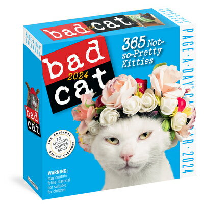 楽天ブックス: Bad Cat Page-A-Day Calendar 2024: 365 Not-So-Pretty Kitties ...