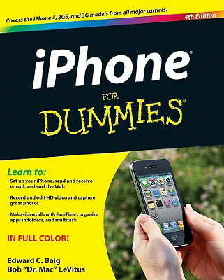楽天ブックス: Iphone for Dummies - Edward Baig - 9780470878705 : 洋書