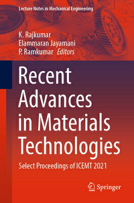 楽天ブックス: Recent Advances in Materials Technologies: Select Proceedings ...
