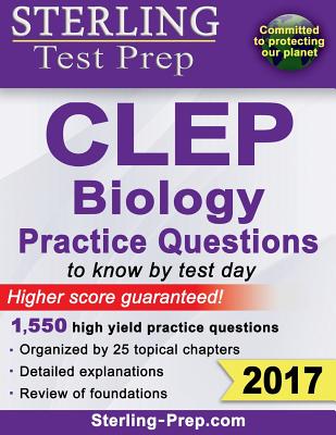 楽天ブックス: Sterling CLEP Biology Practice Questions: High Yield CLEP ...