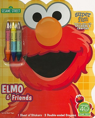 楽天ブックス: Elmo & Friends: Book to Color with Crayons & Stickers [With 3 ...