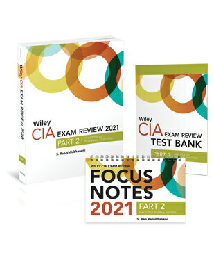 楽天ブックス: Wiley CIA Exam Review 2021 + Test Bank + Focus Notes: Part 2 ...
