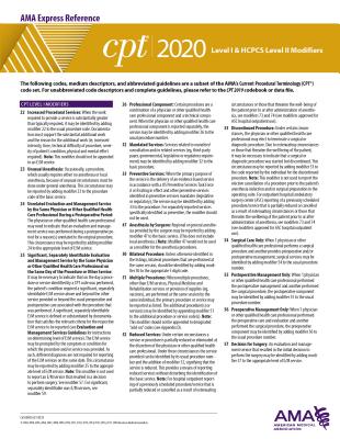 楽天ブックス: CPT 2020 Express Reference Coding Card: Level I & HCPCS Level ...