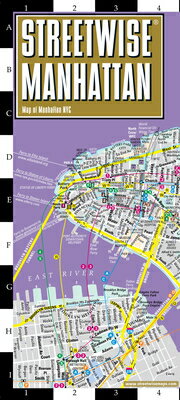 楽天ブックス: Streetwise Manhattan Map - Laminated City Center Street Map of ...