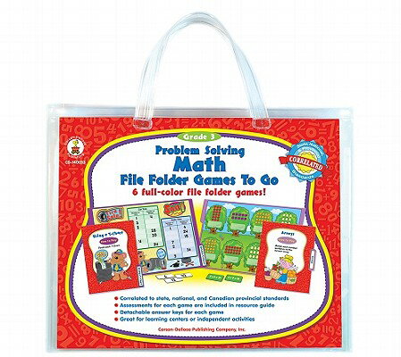 楽天ブックス: Problem Solving Math File Folder Games to Go, Grade 3 - Carson ...