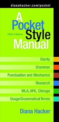 楽天ブックス: POCKET STYLE MANUAL,A(5TH/ED) - DIANA HACKER - 9780312452759 : 洋書