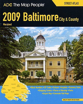 楽天ブックス: Baltimore City & County Street Atlas: Maryland - ADC the Map ...