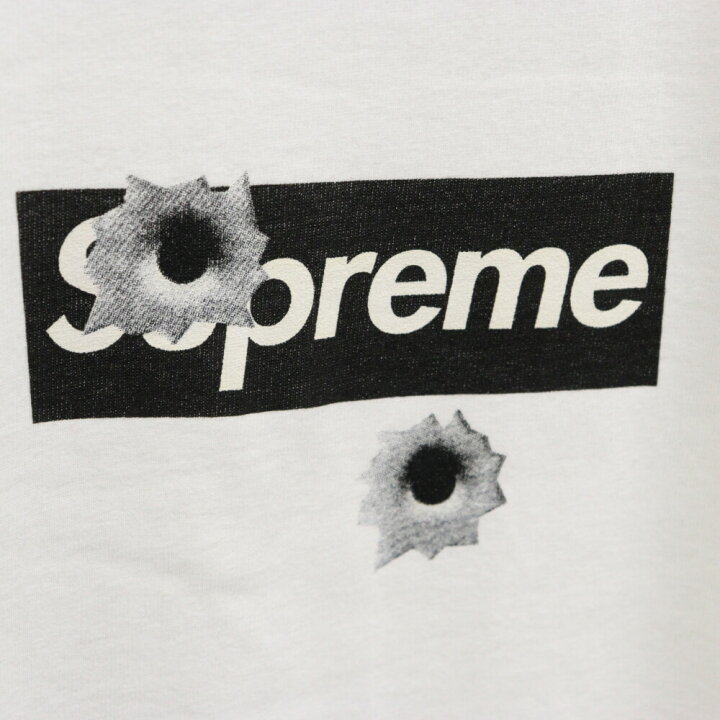 Supreme Bullet Hole Box Logo 10 Commemorative Supreme Box Logo Tee