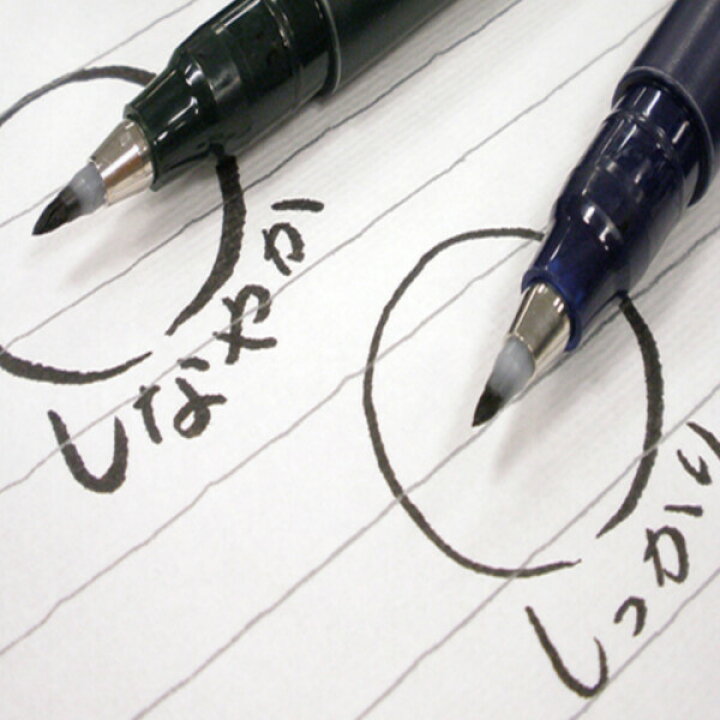 トンボ鉛筆 水性サインペン 筆之助 しなやか仕立て パック 耐水 耐光 GCD-112 02 〔メール便対象〕 本店は