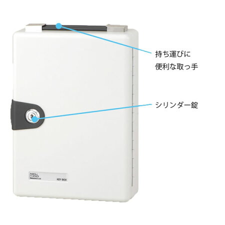 【楽天市場】ナカバヤシ／キーボックス 40個収容（NKB-E04) シリンダー錠 鍵収納 Nakabayashi：ぶんぐる
