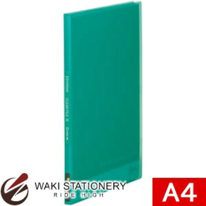 キングジム シンプリーズ クリアーファイル 透明 A4 タテ型 20ポケット 緑 KING JIM 186TSPミト 返品種別A 新入荷 流行